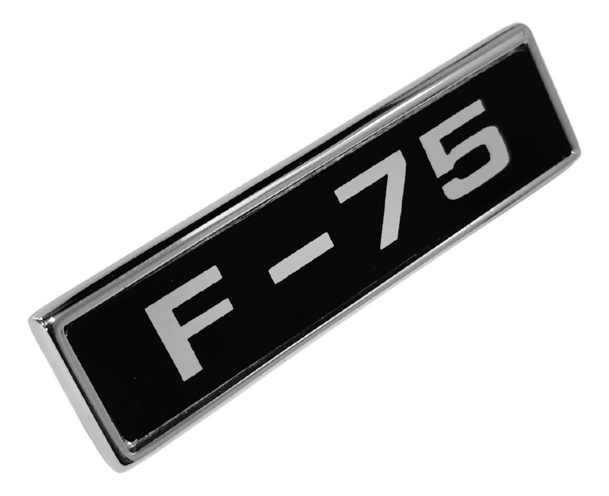 Emblema Plaqueta F75 Paralamas Lateral Ford F-75 - ORIGINAL HOT ROD l ...