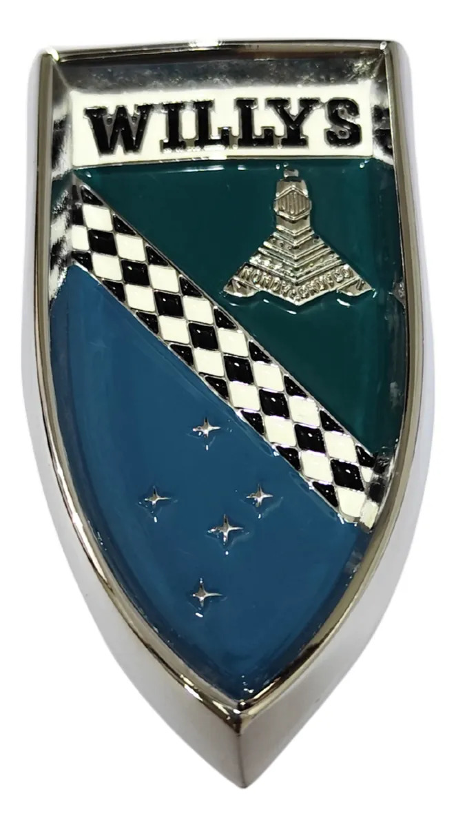 Emblema Brasão Coluna Traseira Aero Willys 1963 À 1969 - ORIGINAL HOT ...