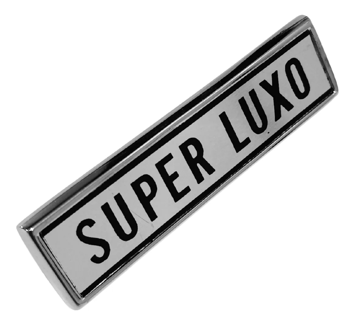 Emblema Plaqueta Super Luxo Corcel Maverick - ORIGINAL HOT ROD l PEÇA ...