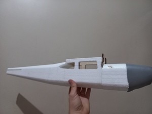 Kit aeromodelo cessna asa alta 100cm - ji parana aeromodelos