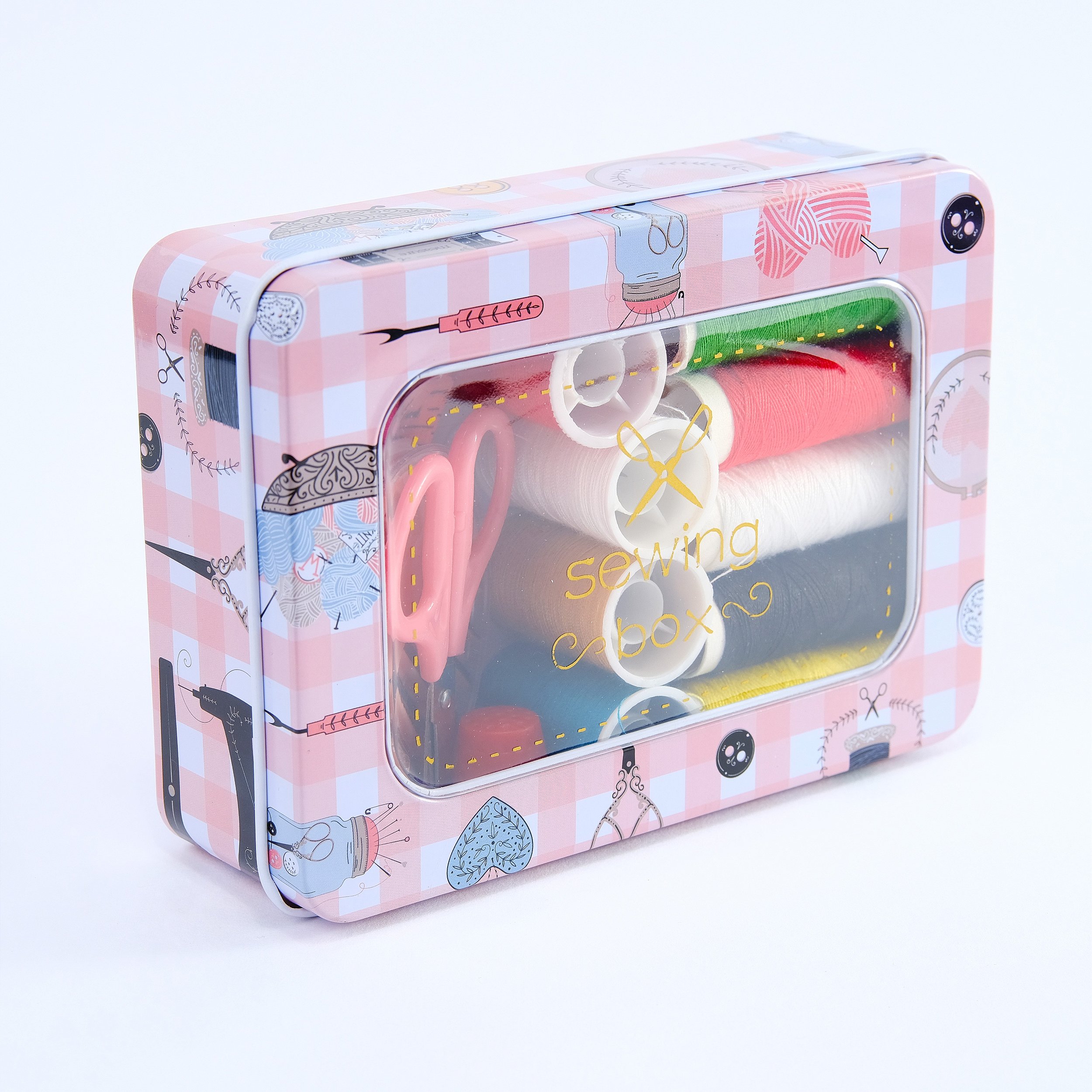 Latas Kit de Costura - Basti.Amor - Tudo para você bordar!