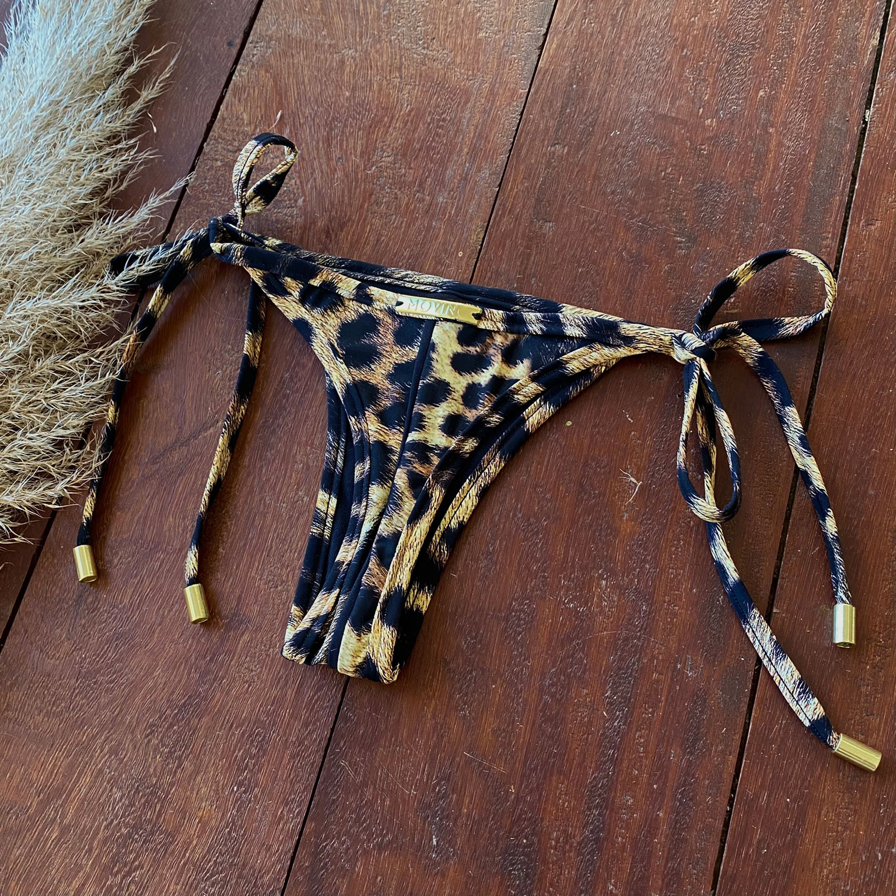 Biquíni de Fita Fio Dental Estampa Onca - Dannas Brand