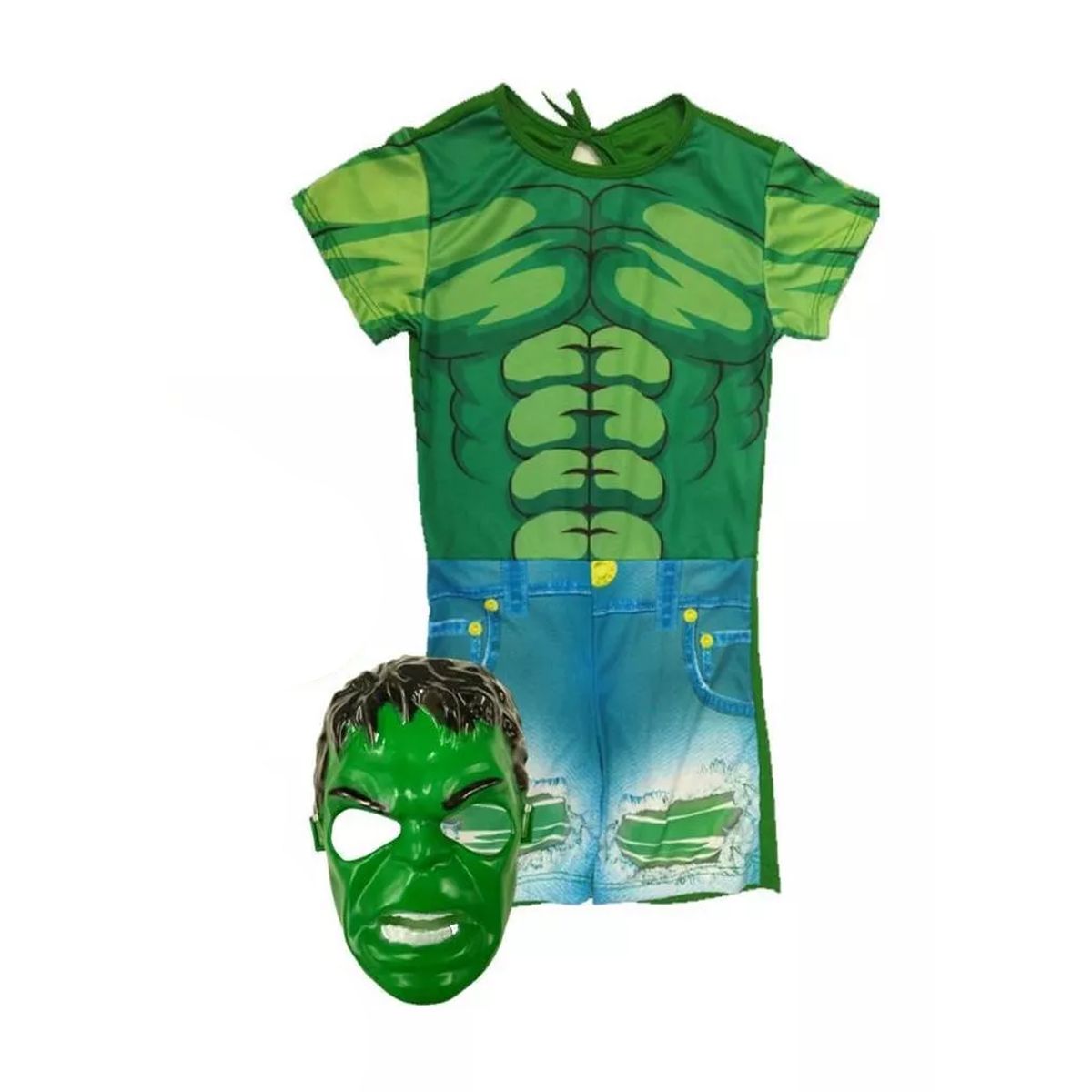 Fantasia Infantil Boneco Hulk Marvel Carnaval Masculina - Loja Zuza ...