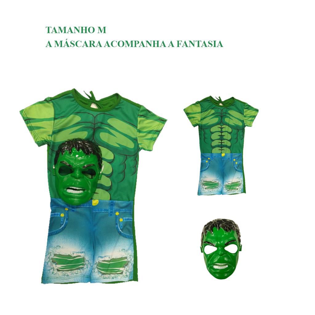 Fantasia Infantil Boneco Hulk Marvel Carnaval Masculina - Loja Zuza ...