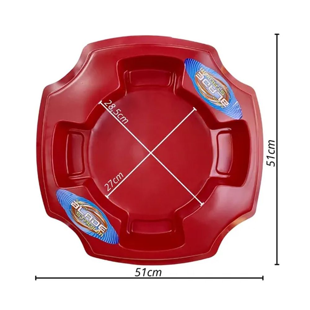 Kit Arena Vermelha Blade Stadium Grande + 2 Beyblade - Loja Zuza ...