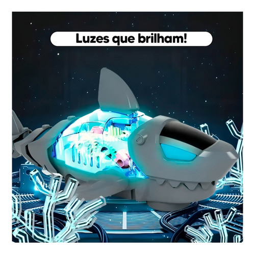 Robo Meca Tubarão Elétrico Com Som e Luz - Loja Zuza Brinquedos ...