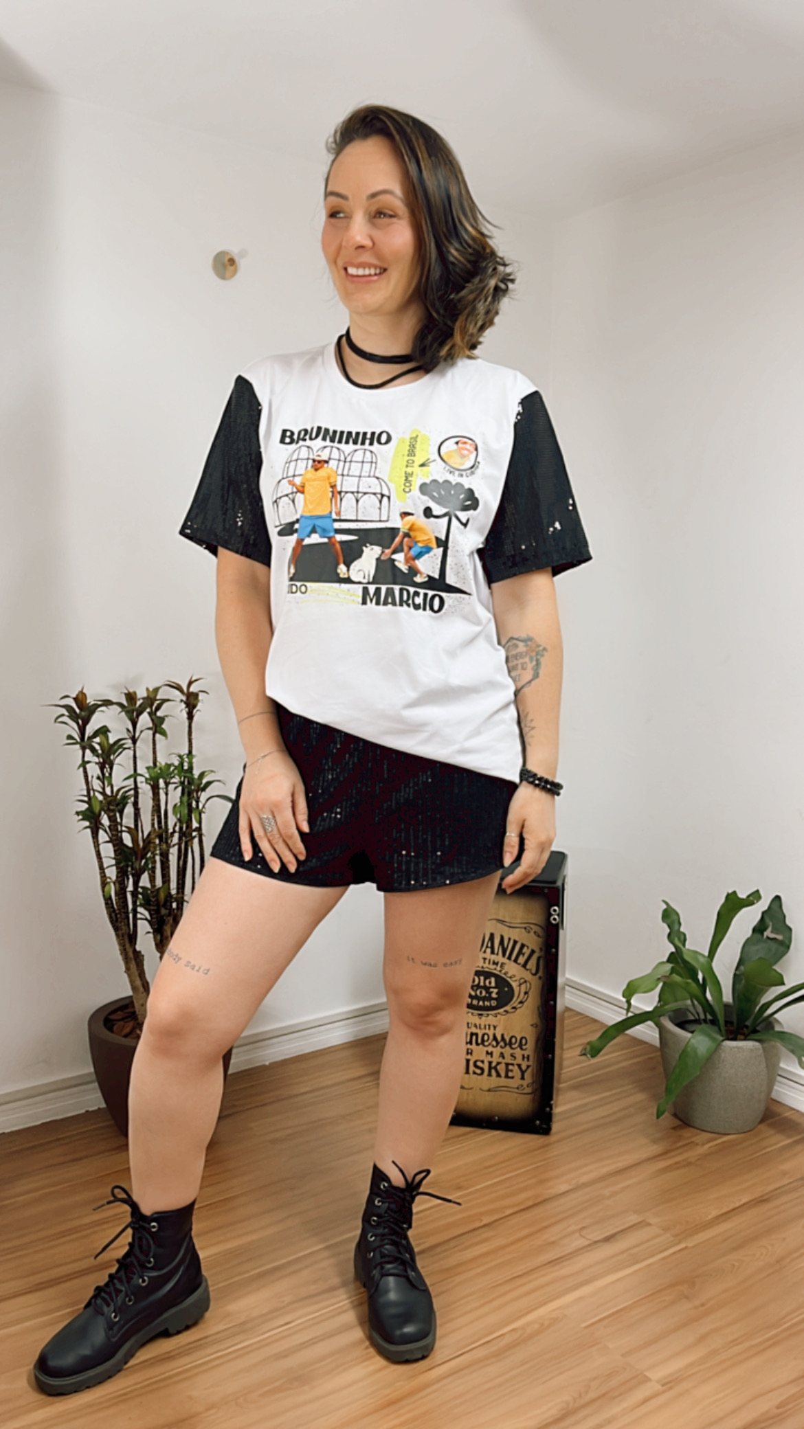 T-shirt Bruno Mars - Bruninho Marcio Live in Curitiba (Manga com/sem ...