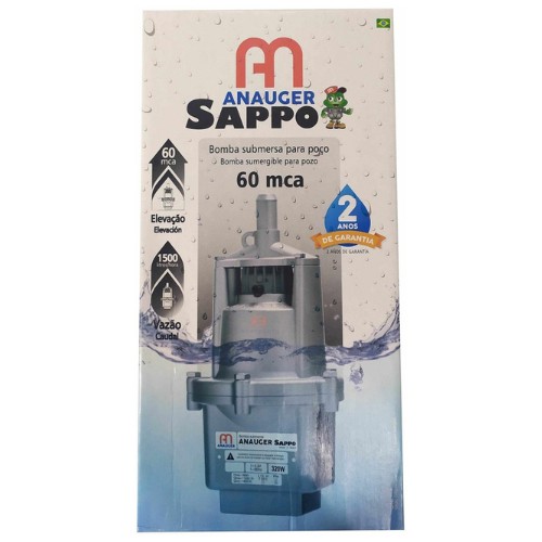 Bomba Anauger Sappo 5G - 320W - 220V (60mca - 1500L/h) - Loja Top ...