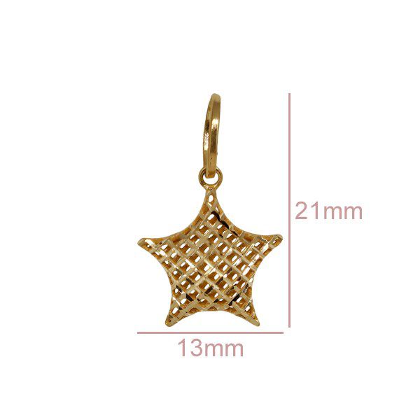 Pingente Estrela Ouro 18k | Retran Joias - Retran Joias - Uma Joia é ...
