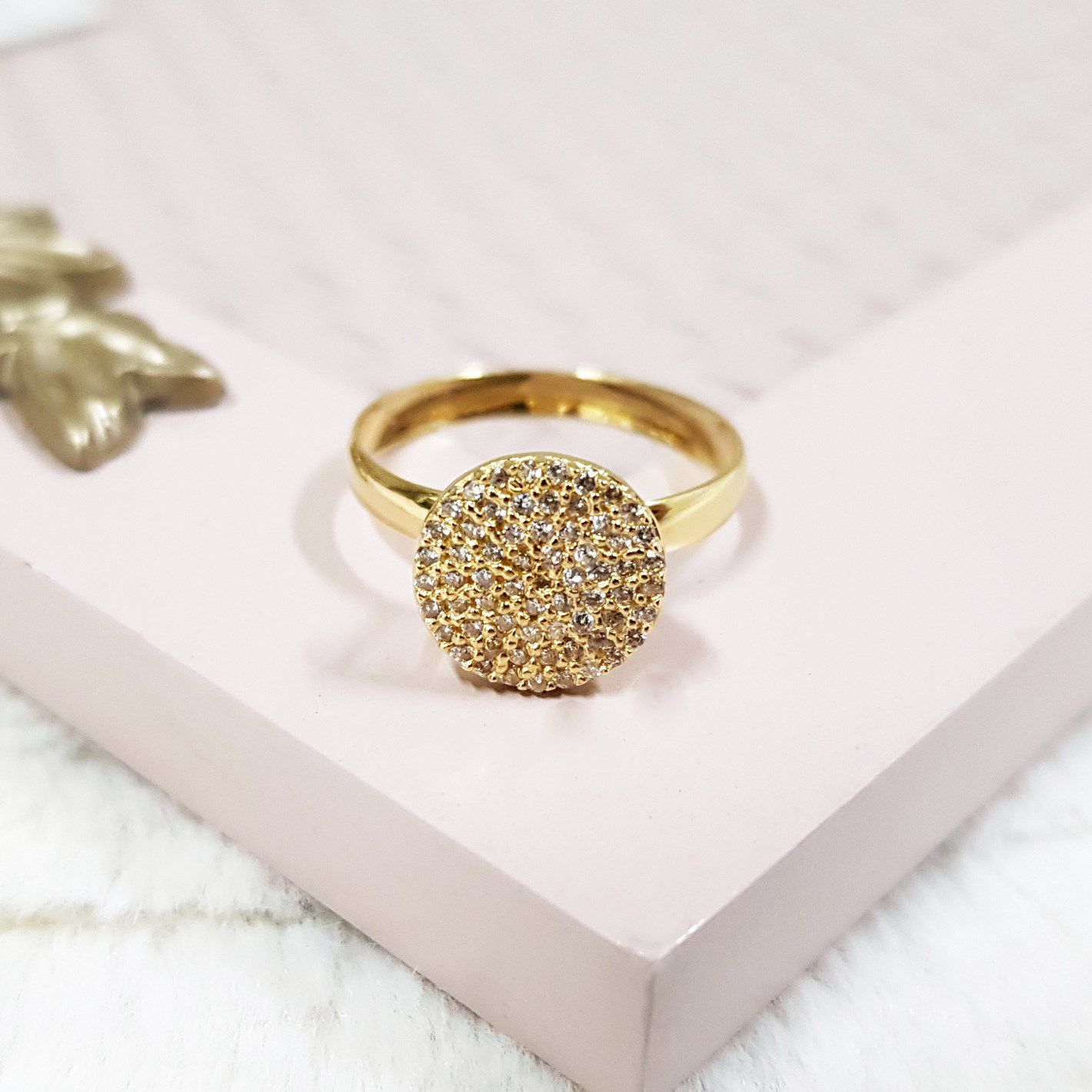 Anel Chuveiro Ouro 18k Zircônias | Retran Joias - Retran Joias - Uma ...