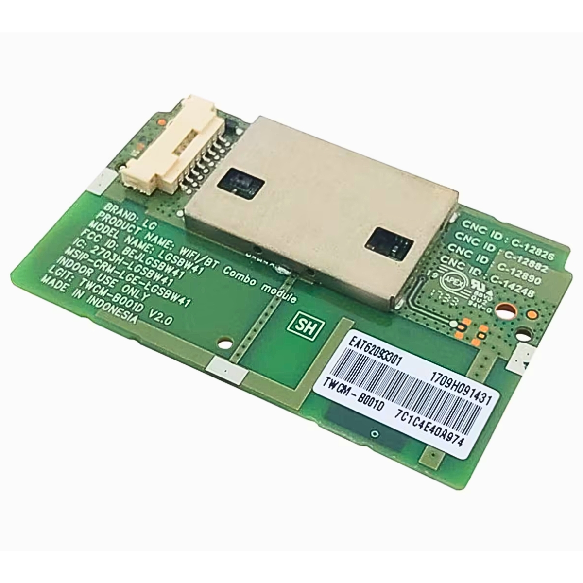 Módulo Wi Fi Bluetooth LG Modelo Lgsbw41 - EAT62093301 - Distribuidor ...