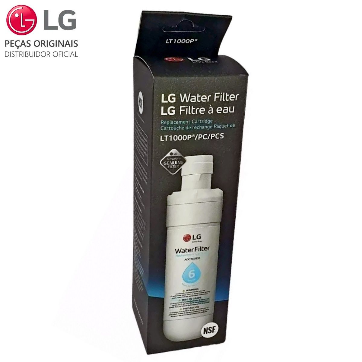 Filtro de água refrigerador LG - AGF80300705 - Distribuidor oficial de ...