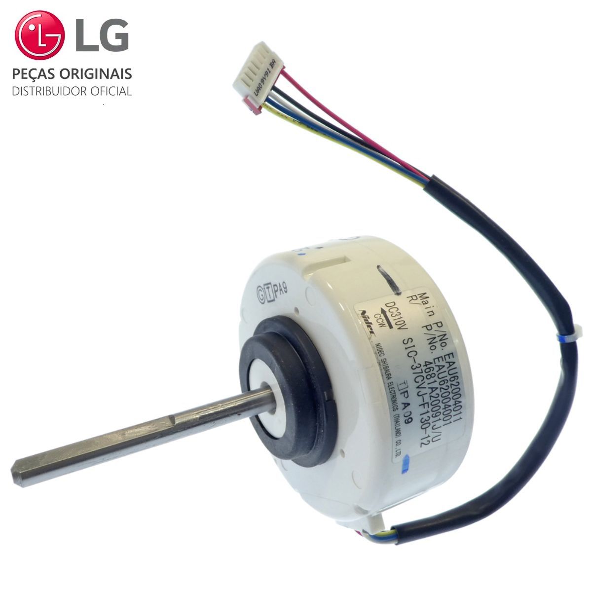 MOTOR DO VENTILADOR DA EVAPORADORA LG EAU62004011 - Distribuidor ...