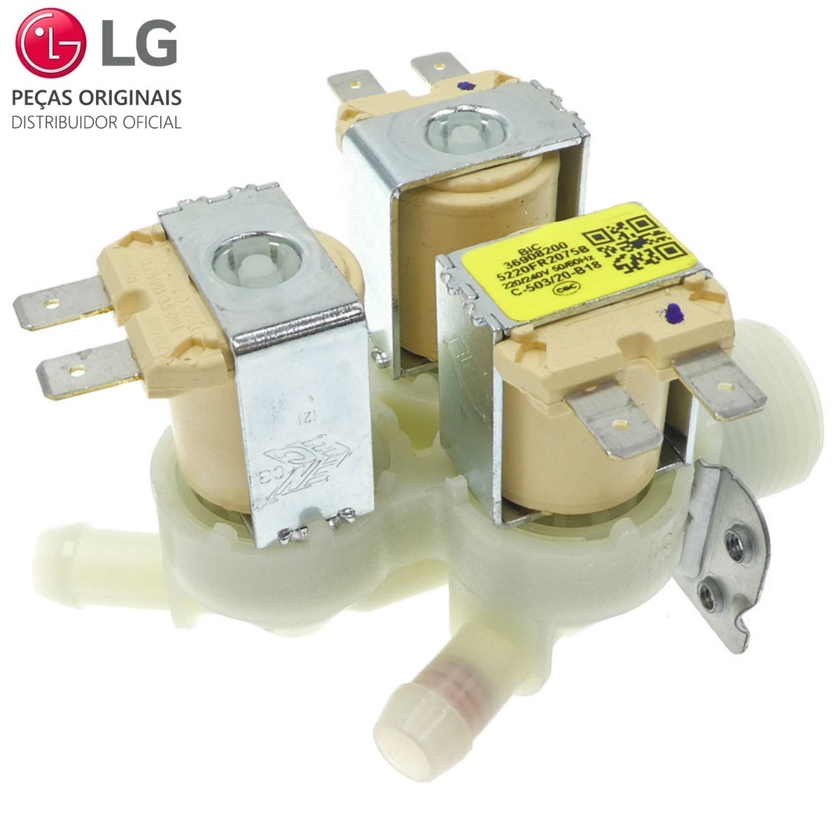 Válvula De Entrada Água 3 Vias 220v Lavadora LG - 5220FR2075B ...