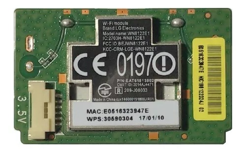 Módulo Wi Fi Para Tvs LG - EAT61813801 - Distribuidor oficial de peças ...