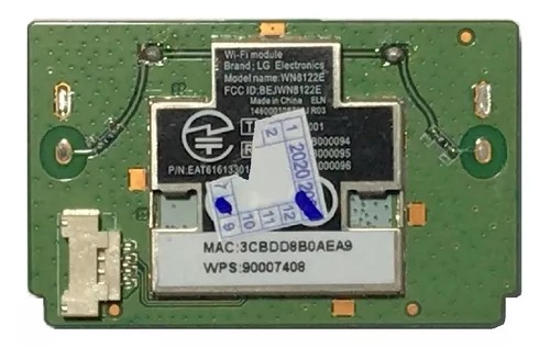Módulo Wi Fi LG Eat61613301 Modelo Wn8122e - Original - Distribuidor ...