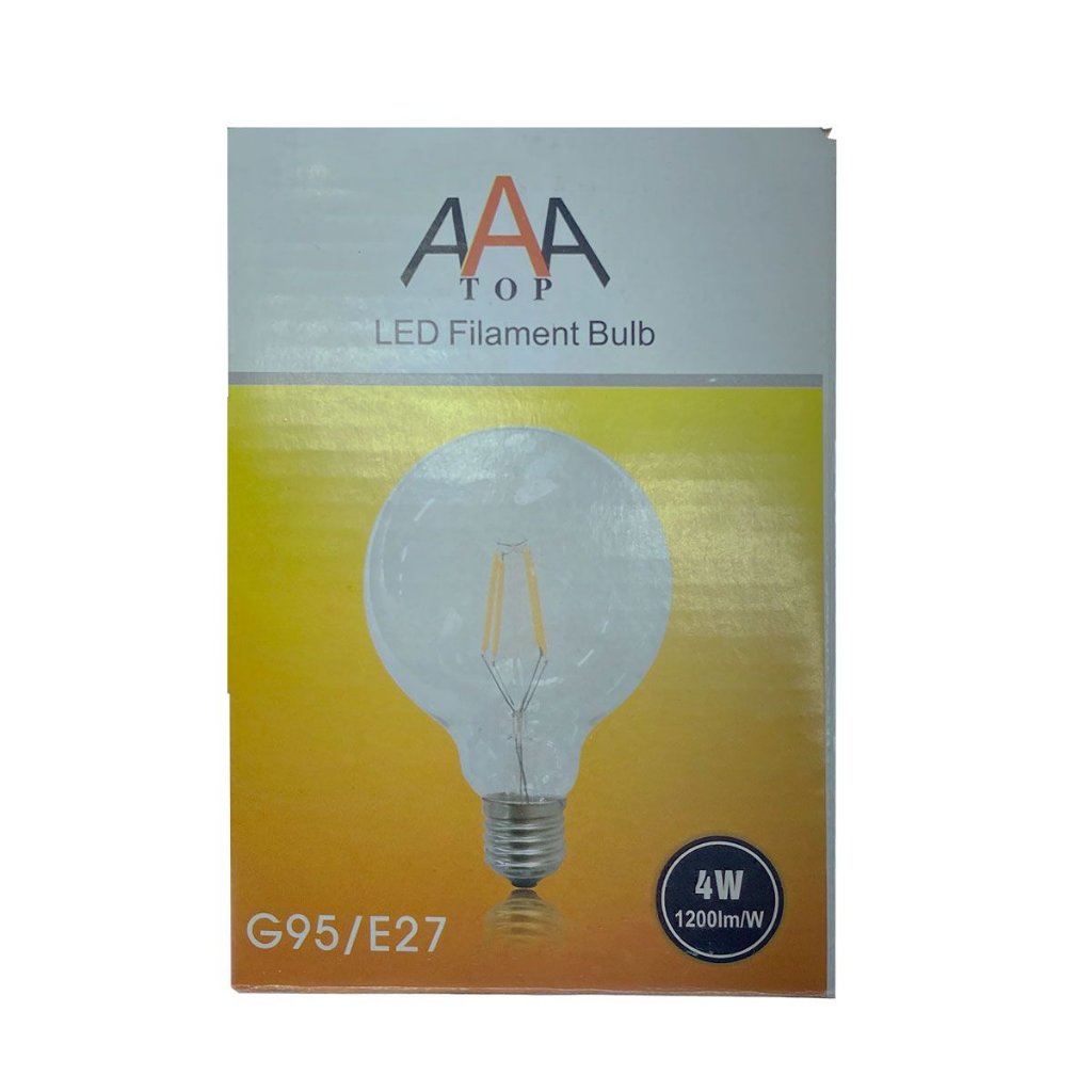LÂMPADA DE FILAMENTO DE LED BULBO AAATOP G95-4W - A MAIOR LOJA VIRTUAL ...