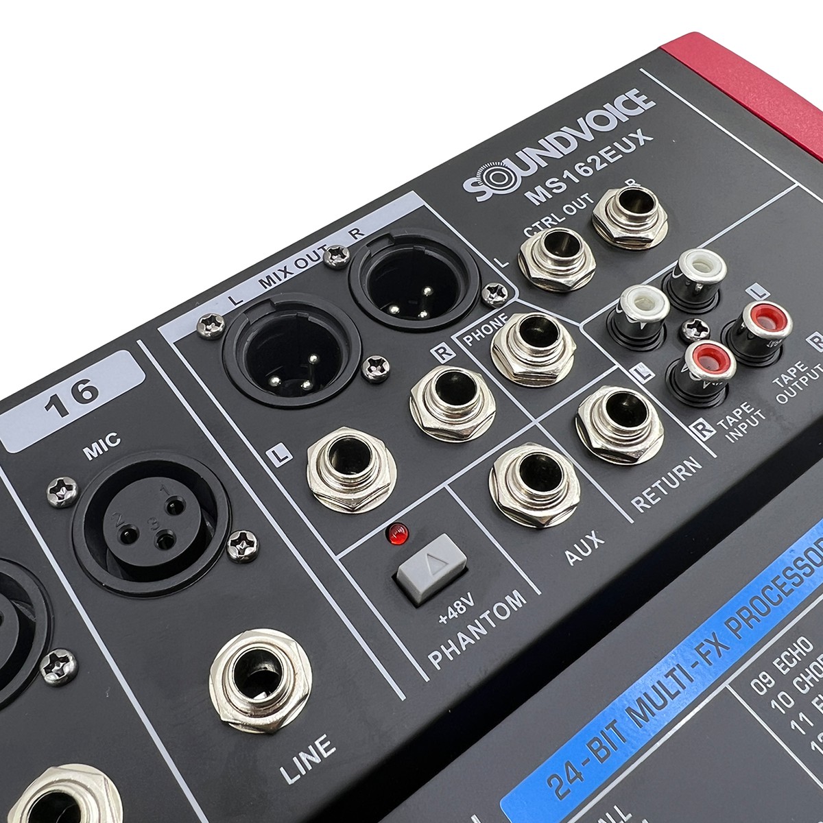 MESA DE SOM PROFISSIONAL SOUNDVOICE MS162 EUX 16 CANAIS - A MAIOR LOJA ...