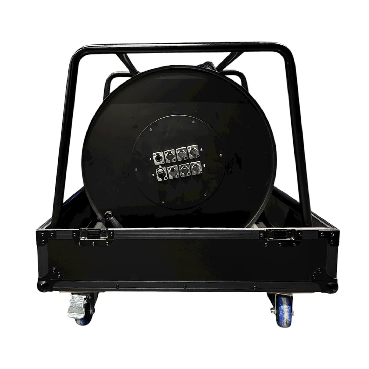 CABO DE SINAL COM 8 VIAS DMX/RDM DE 75 METROS MONTADO EM CARRETEL ETHE ...
