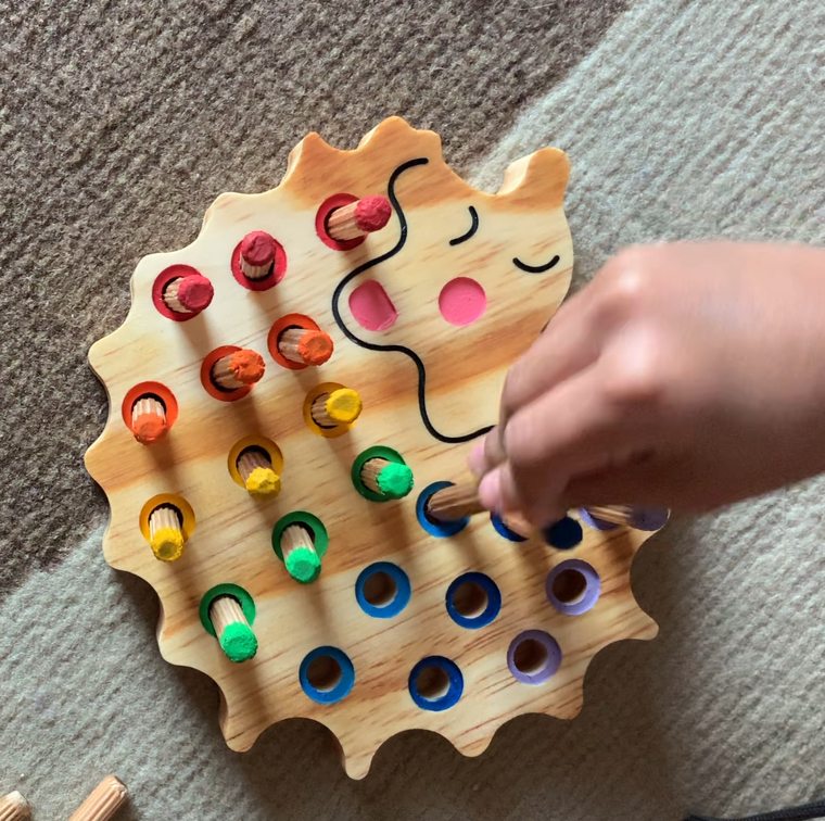 Ouriço Encaixe de Madeira - bibiai