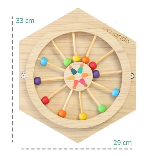 Painel Sensorial Colméia - Roda Gigante - bibiai