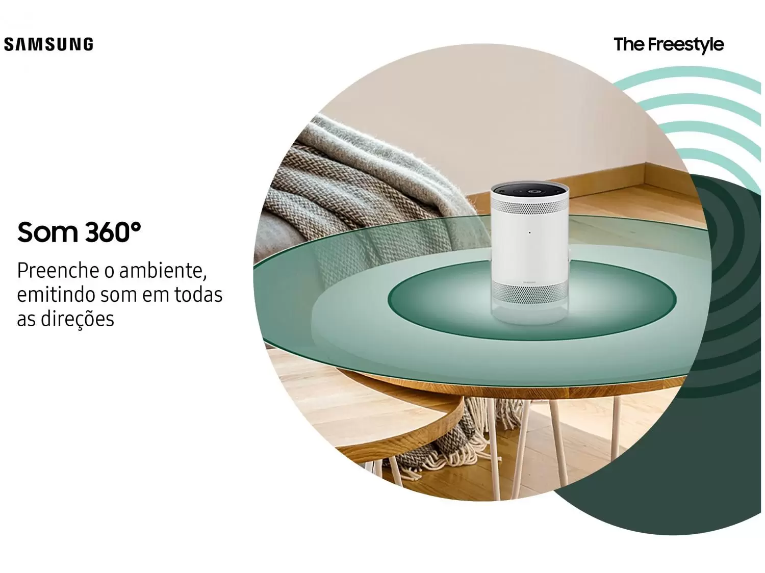 Projetor Smart Samsung The Freestyle Full HD Portátil - O Magazine ...