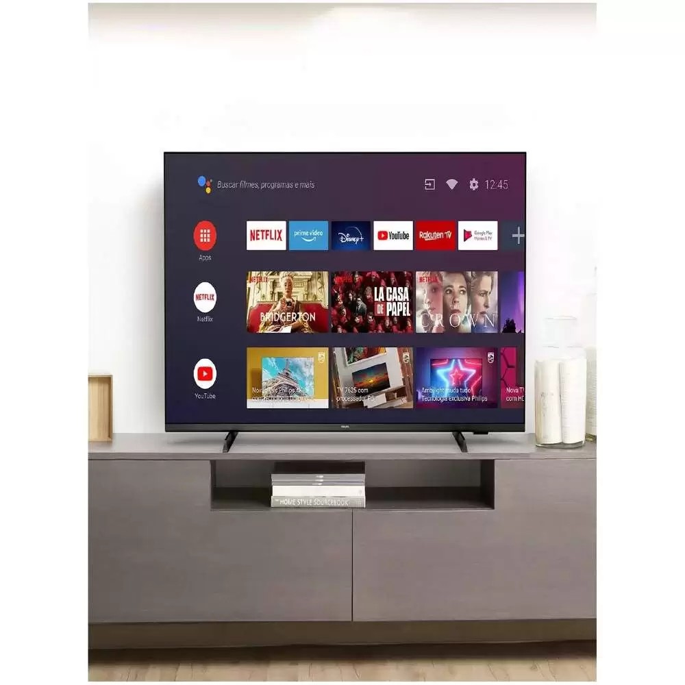 Smart TV Philips 55" 4K Android TV Dolby Vision HDR - O Magazine ...