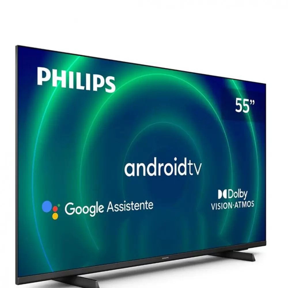 Smart TV Philips 55" 4K Android TV Dolby Vision HDR - O Magazine ...