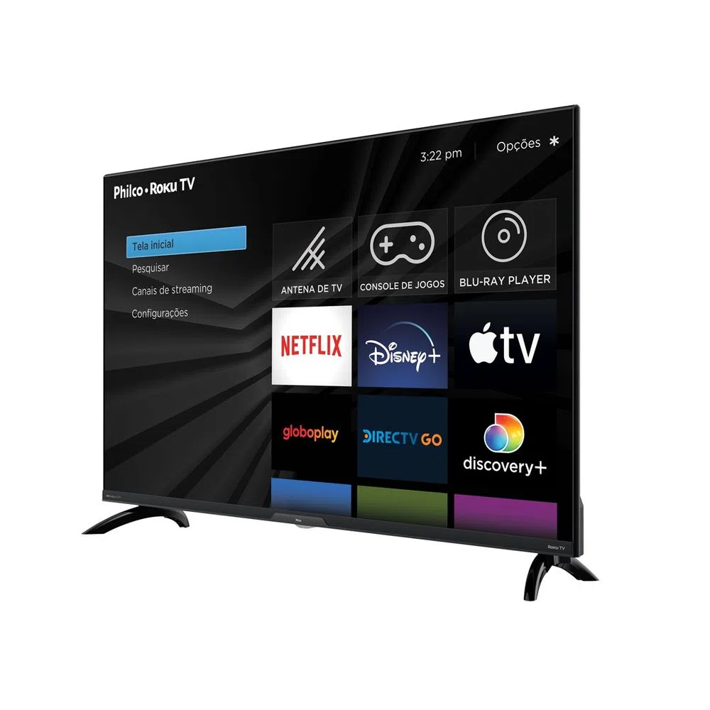 Smart TV Philco 40" Full HD Roku TV Dolby Audio - O Magazine ...