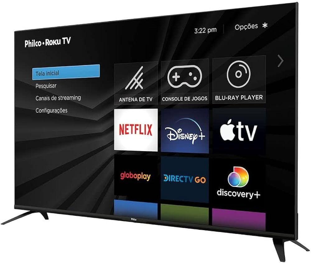 Smart TV Philco 50" 4K Roku TV LED Dolby Audio - O Magazine ...