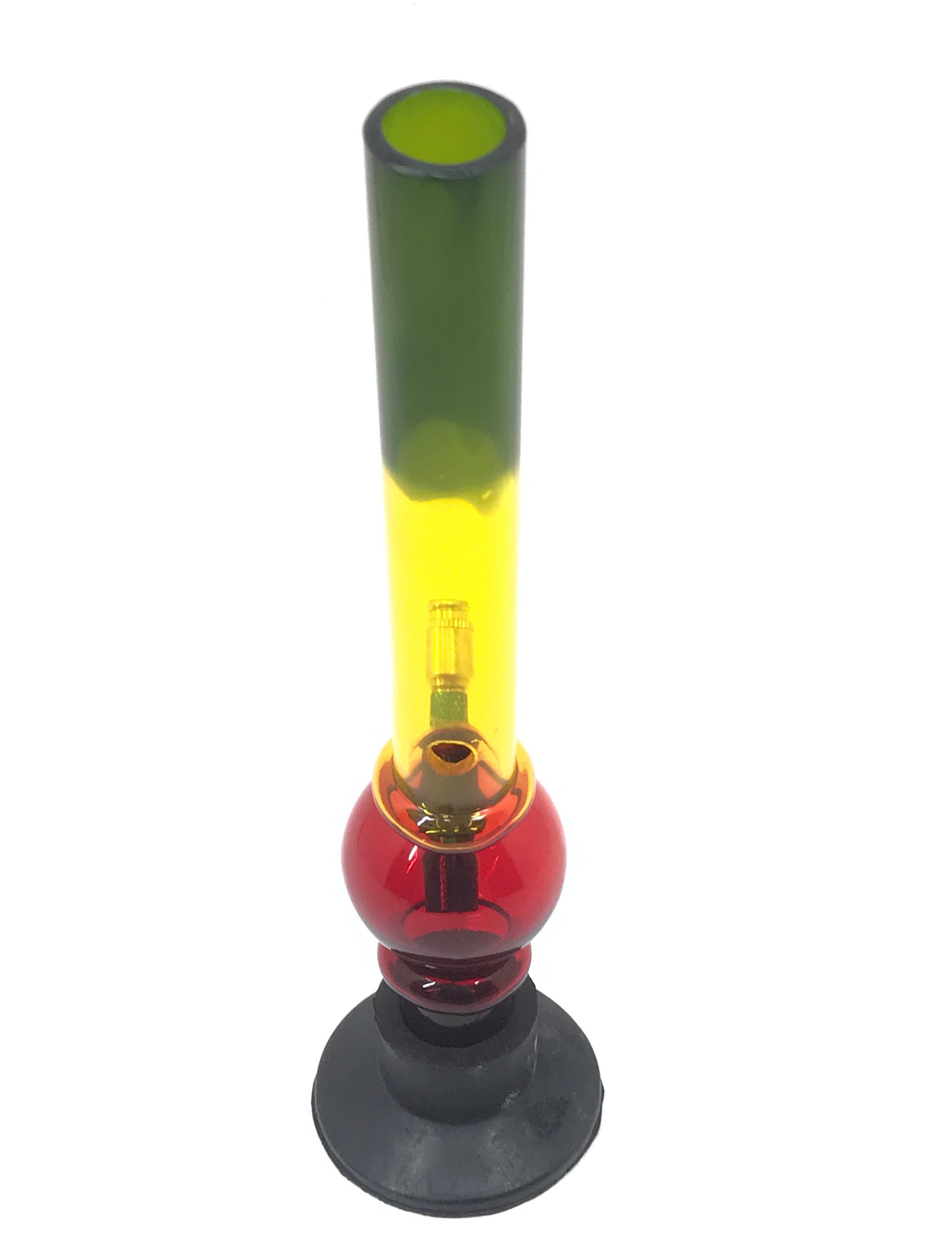 Bong Médio De Acrílico Com Bowl De Metal - Tabacaria Arahat e Presentes