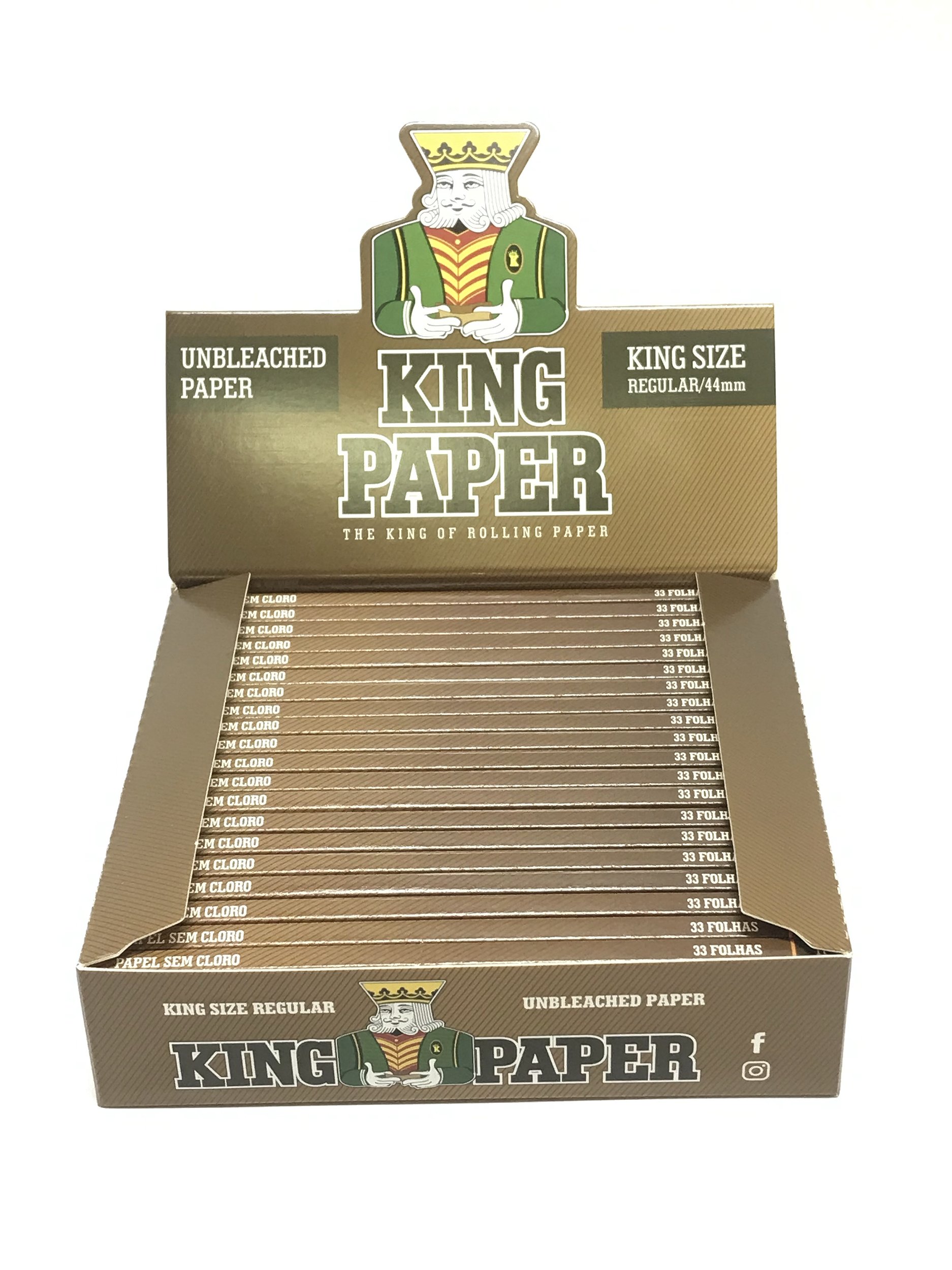 Seda King Paper Brown King Size - Tabacaria Arahat e Presentes