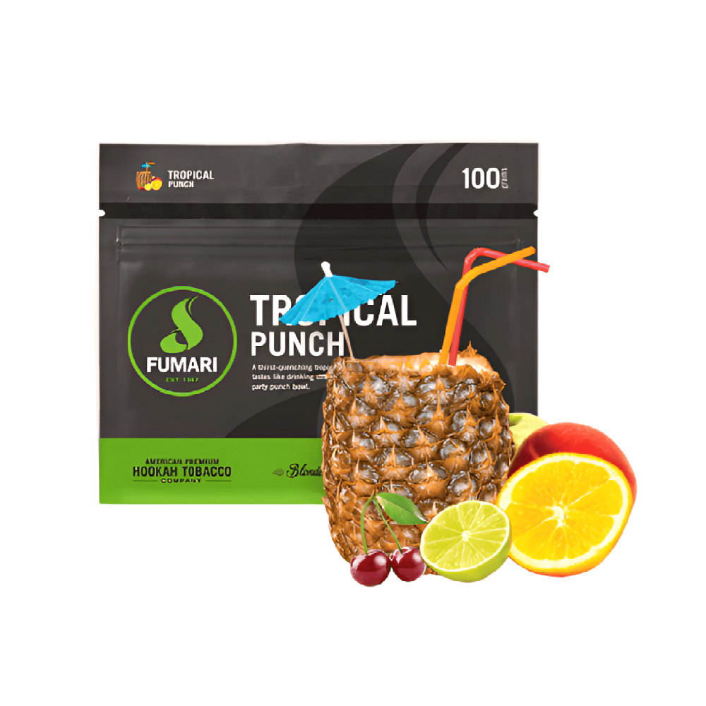 Essência Premium Fumari 100g - Tropical Punch - Tabacaria Arahat e ...