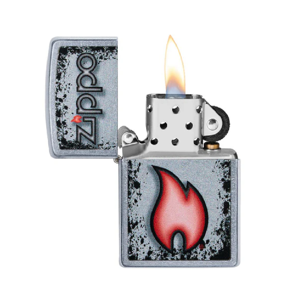 Isqueiro Original Zippo 49576 Zippo Flame Design - Tabacaria Arahat e ...
