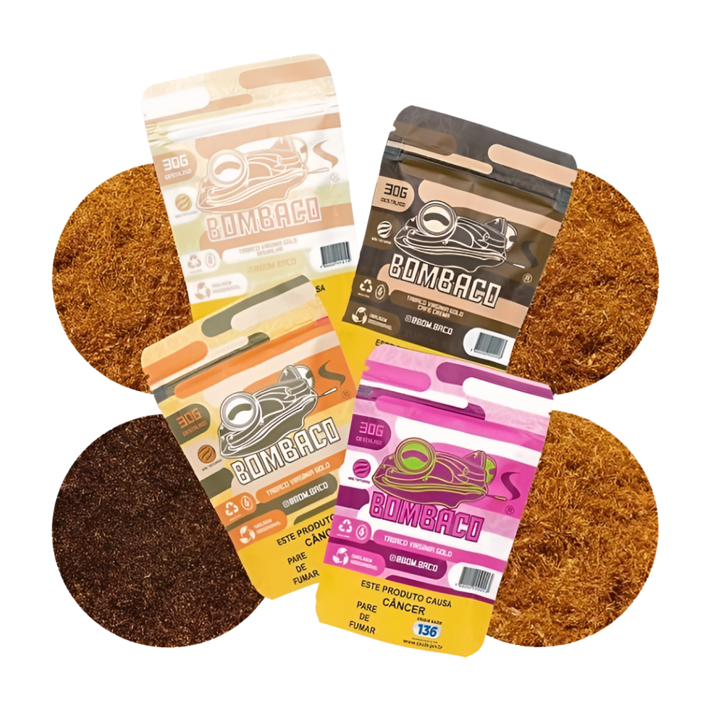 Tabaco Orgânico Bombaco Extra Suave - 30g - Tabacaria Arahat e Presentes