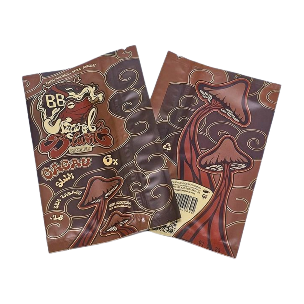 Caixa De Seda Blunt Bombaco Natural Blunt Slim - Cacau - Tabacaria ...