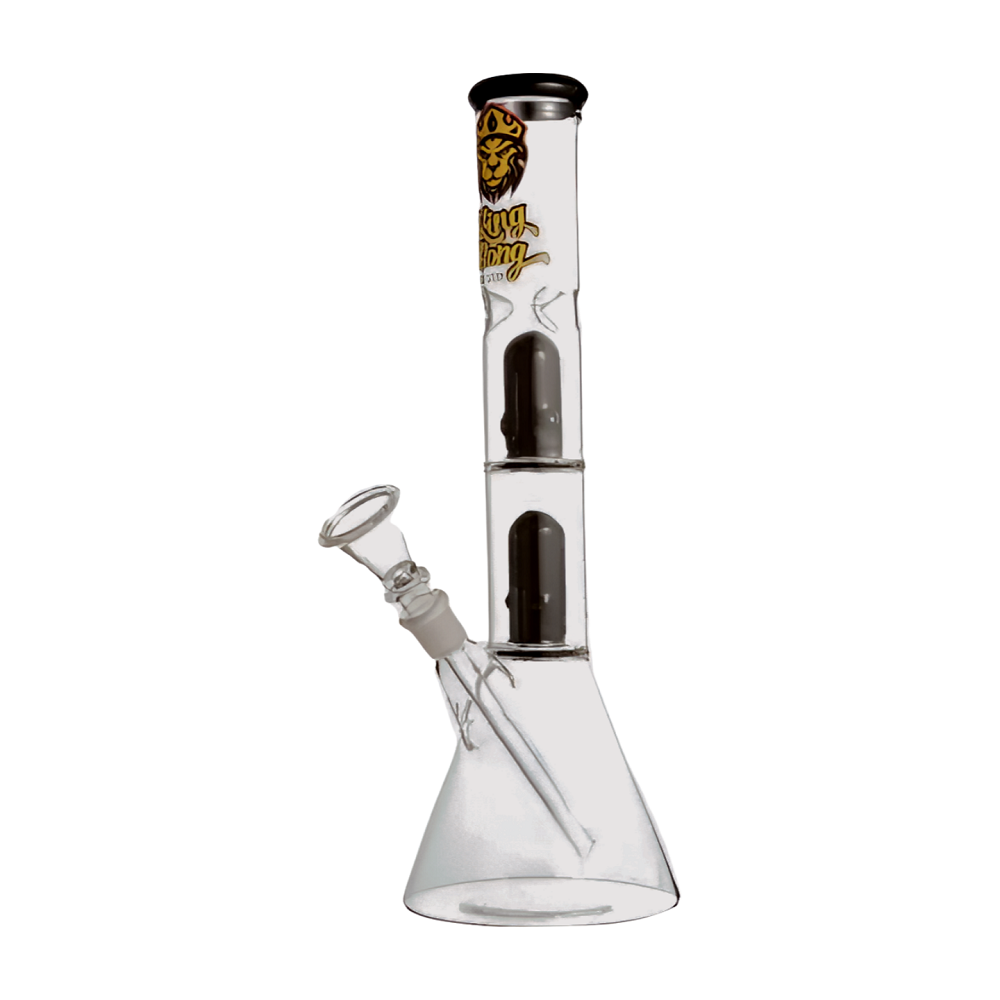 Bong De Vidro King Bong - Double Dome - Tabacaria Arahat e Presentes