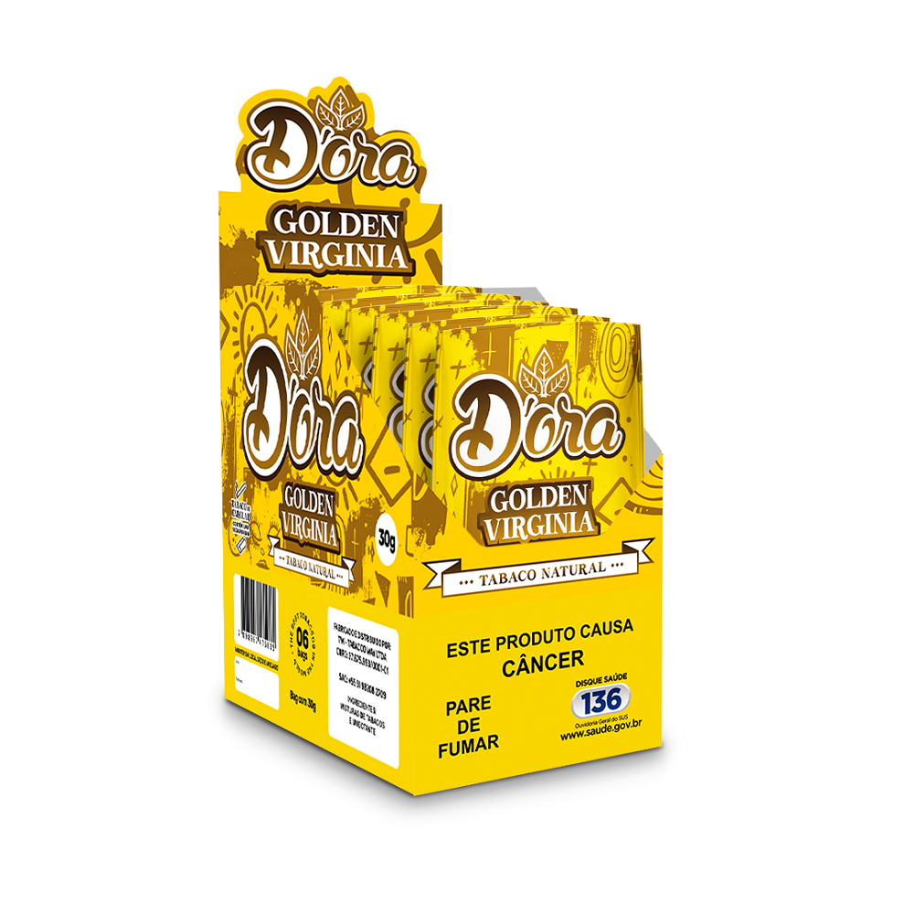 Tabaco D'ora Golden Virgínia - 30g - Tabacaria Arahat e Presentes