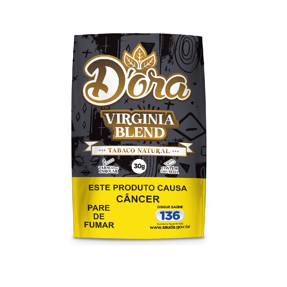 Caixa De Tabaco D'ora Virgínia Blend - Tabacaria Arahat e Presentes
