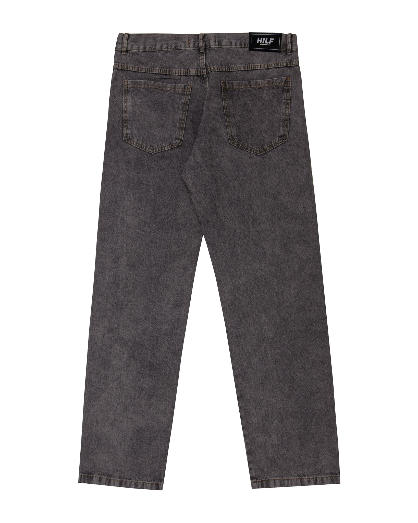 Calça Balão jeans Marmorizada - Hilf