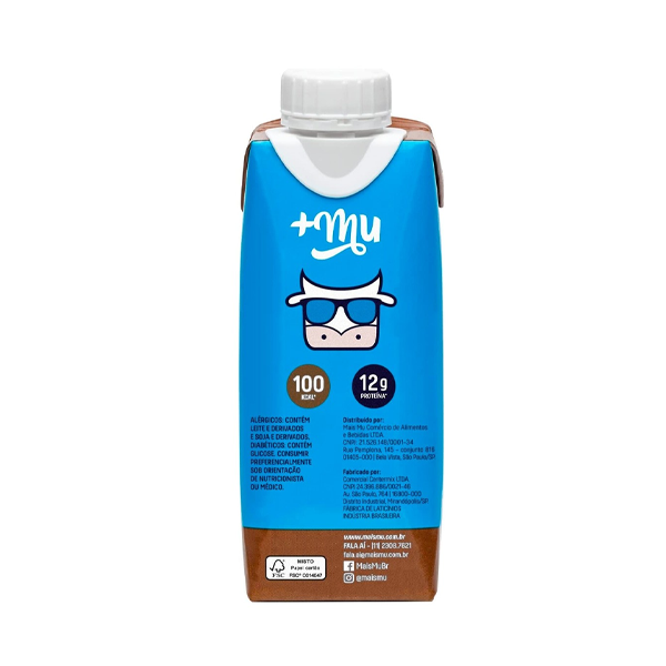 Mais Mu Pronto Bebida Lactea Uht Chocolate 250ml - Mega Vale Cosméticos