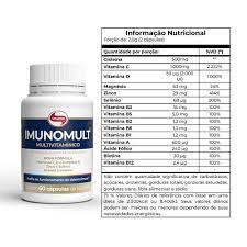 Vitafor Imunomult Multivitaminico 30 Capsulas - Mega Vale Cosméticos