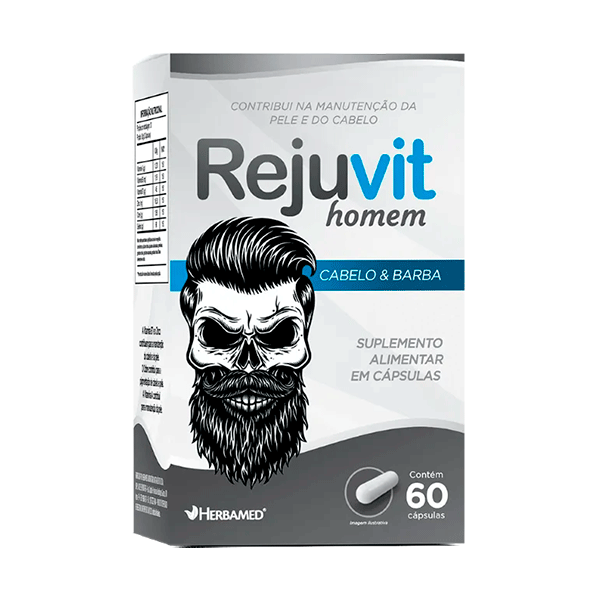 Herbamed Especial Rejuvit Homem Cabelo e Barba - Mega Vale Cosméticos