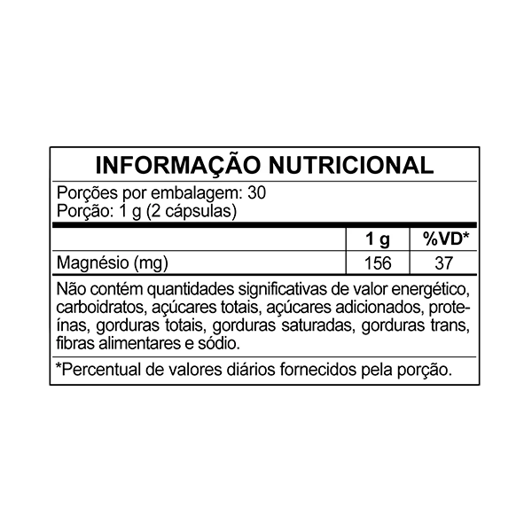 Herbamed Magplus Cloreto Magnesio 60 Caps - Mega Vale Cosméticos