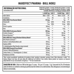 Max Effect Bull Nox12 300g - Mega Vale Cosméticos