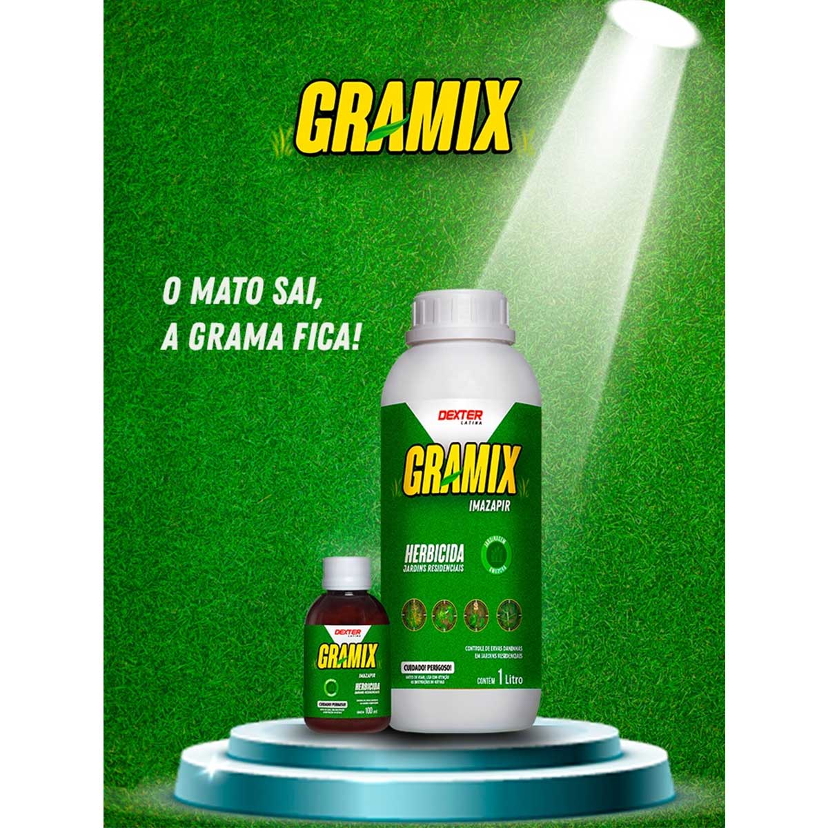 Gramix Herbicida Seletivo Para Gramados - 1 Litro - Lojão do Produtor