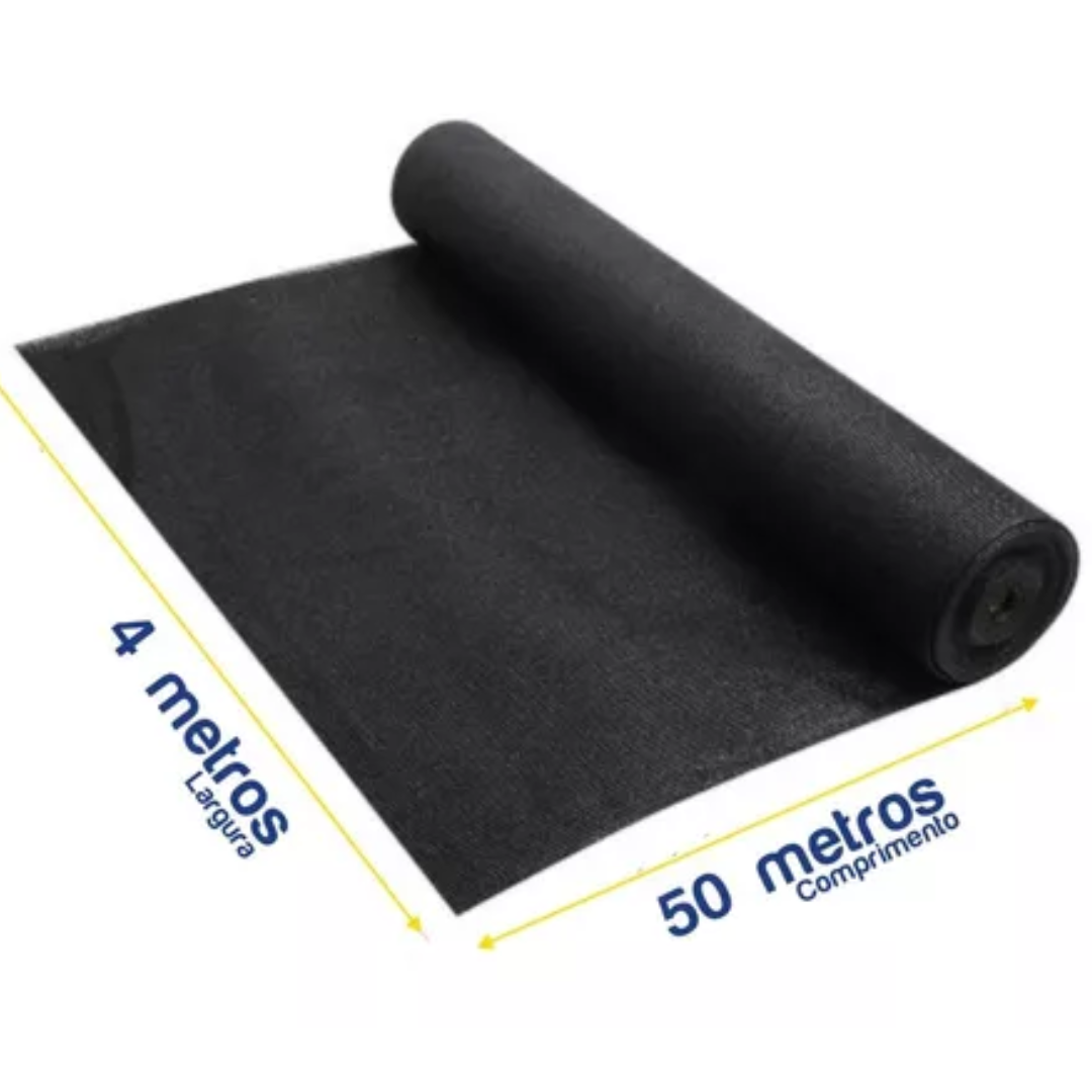 Tela Sombreamento 70% Sombrite 4,00 x 50 metros Horta Sombra - Lojão do Produtor