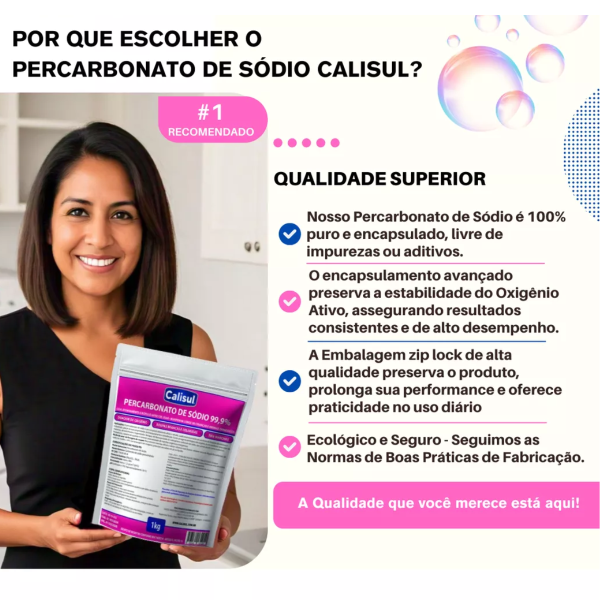 Percarbonato De Sódio 100% PURO Tira manchas roupas brancas e coloridas ...