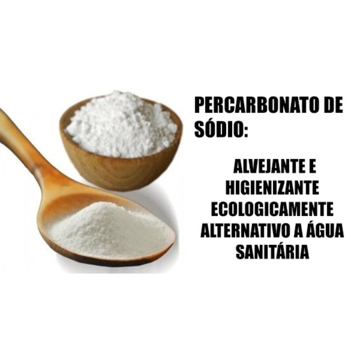 Percarbonato De Sódio 100% PURO Tira manchas roupas brancas e coloridas ...