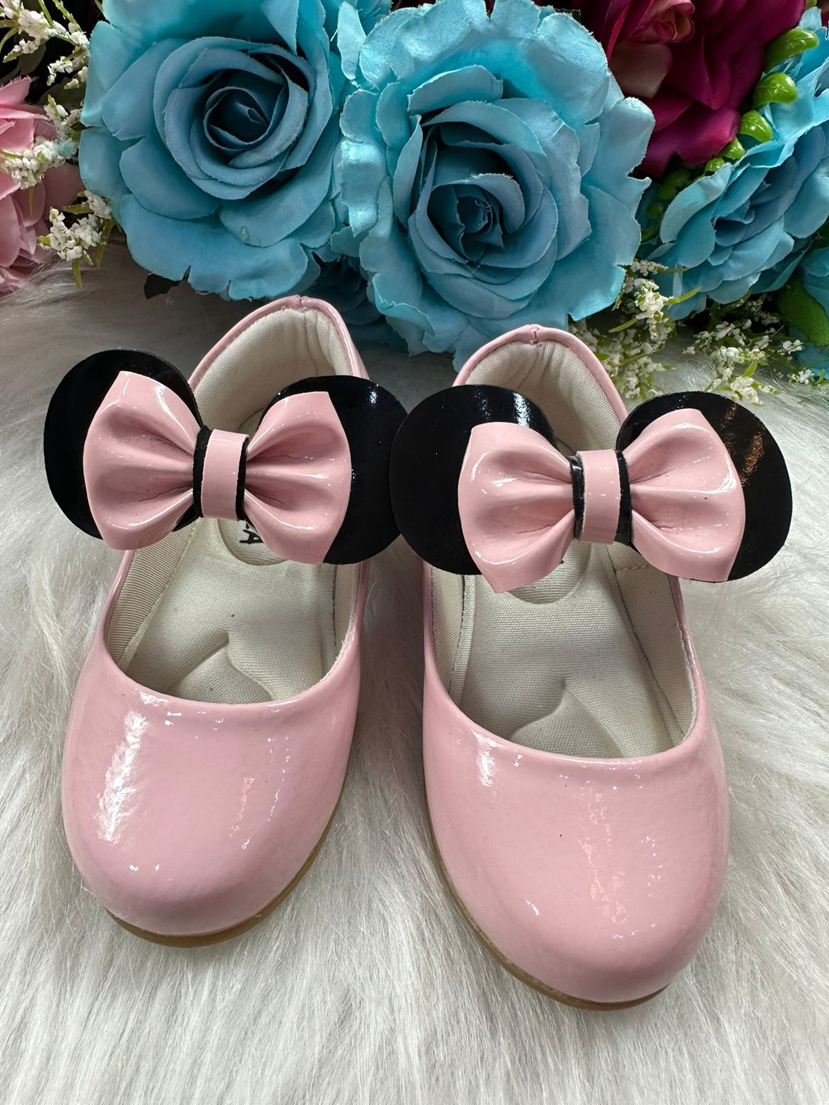 Sapatilha Flor Di Mila Minnie/Minie Rosa - BELLI KIDS ATACADO